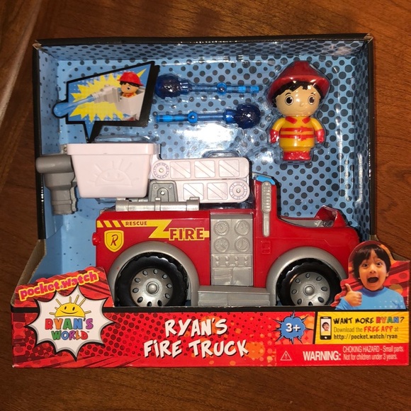 Ryan’s World | Toys | New Ryans World Fire Truck Toy | Poshmark